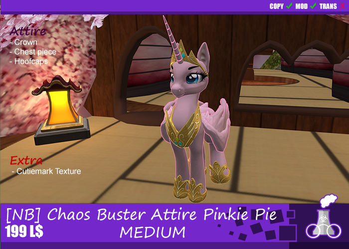 Second Life Marketplace - [NB] Alicorn MEDIUM Chaos Princess